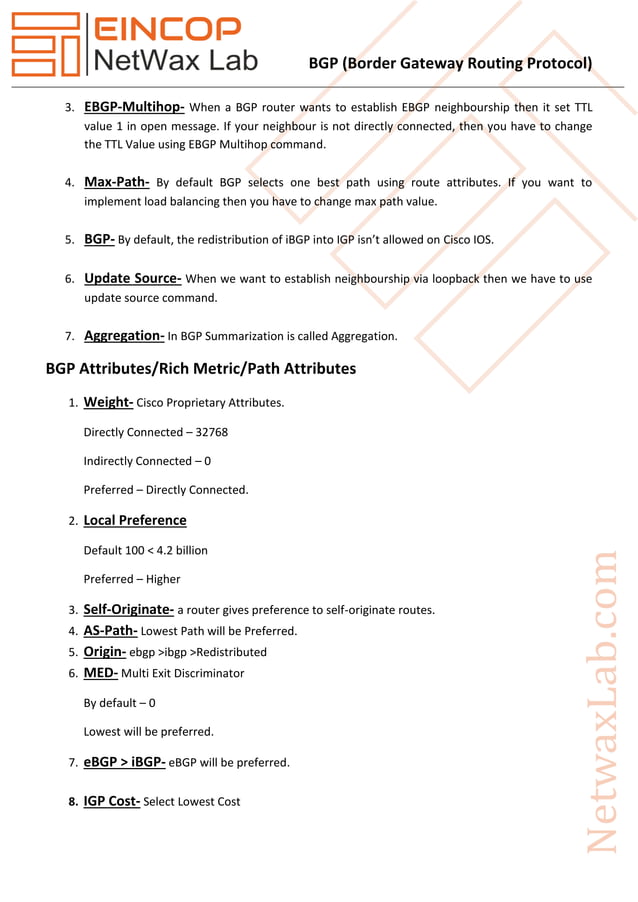 BGP (border gateway routing protocol) | PDF | Internet | Computing