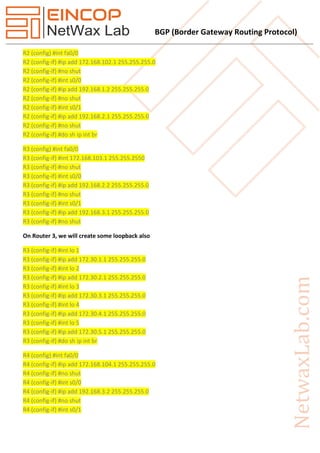 BGP (border gateway routing protocol) | PDF | Internet | Computing