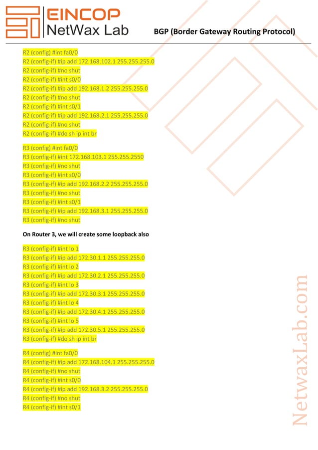 BGP (border gateway routing protocol) | PDF | Internet | Computing