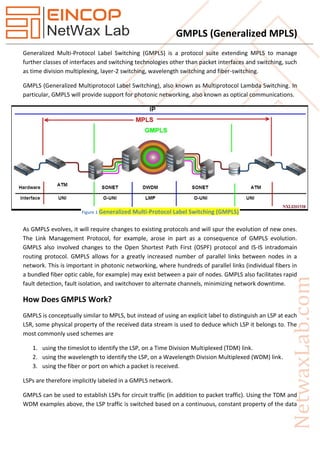 GMPLS (generalized mpls) | PDF