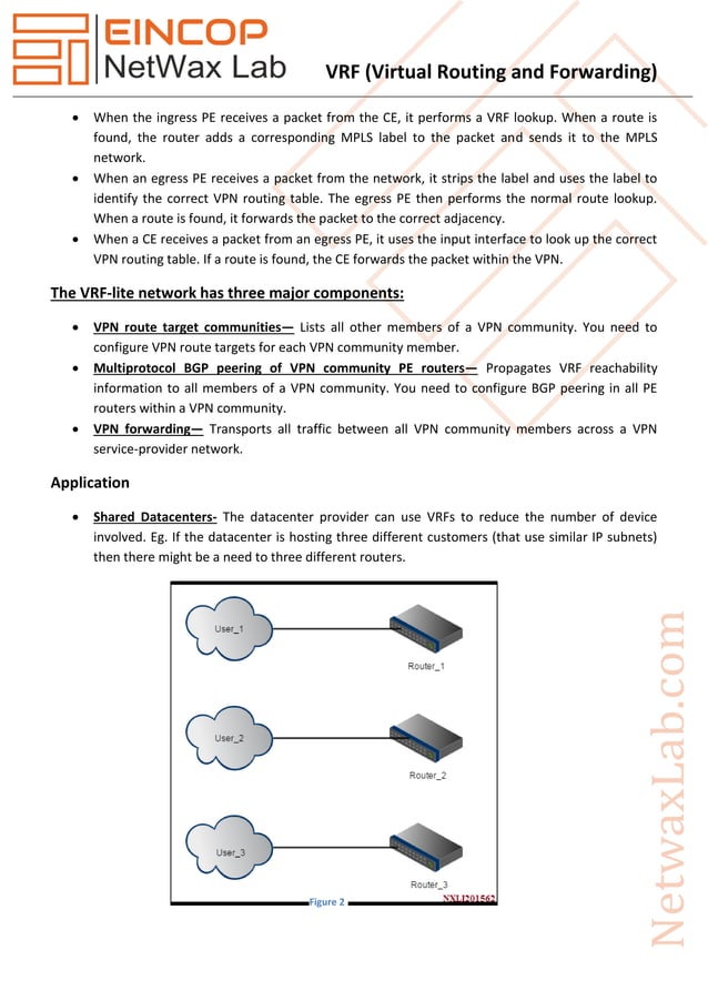 Vrf Virtual Routing And Forwarding Pdf Computer Networking