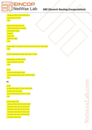 GRE (generic routing encapsulation) | PDF | Computer Networking | Computing