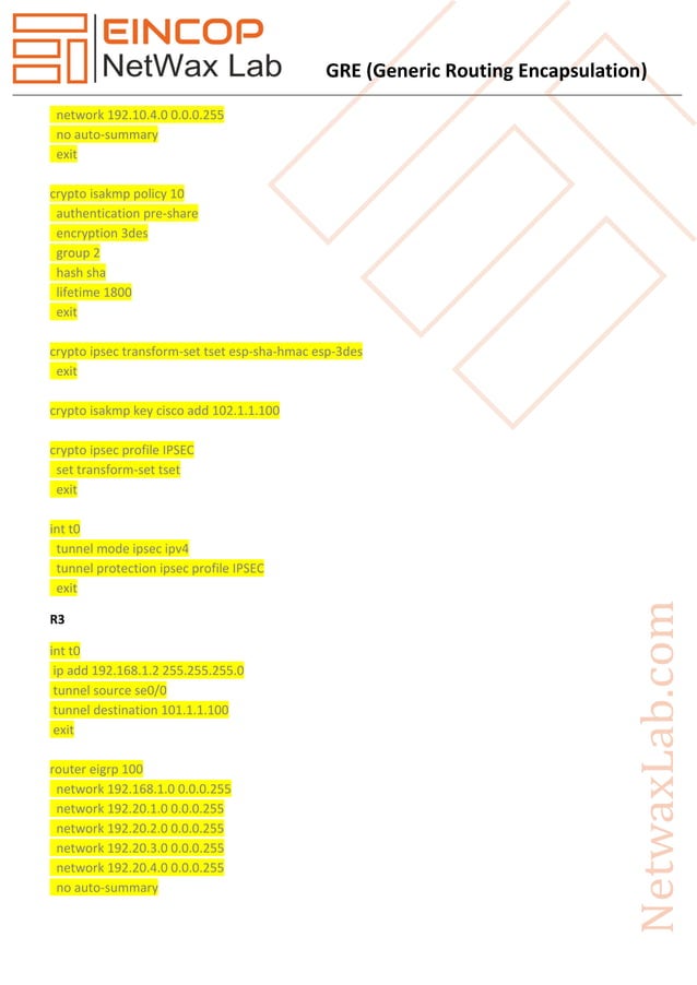 GRE (generic routing encapsulation) | PDF | Computer Networking | Computing