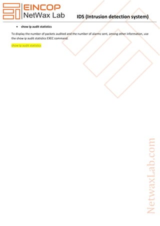 IDS (intrusion detection system) | PDF | Operating Systems | Computer Software and Applications