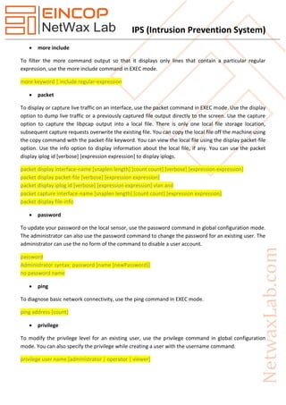 IPS (intrusion prevention system) | PDF