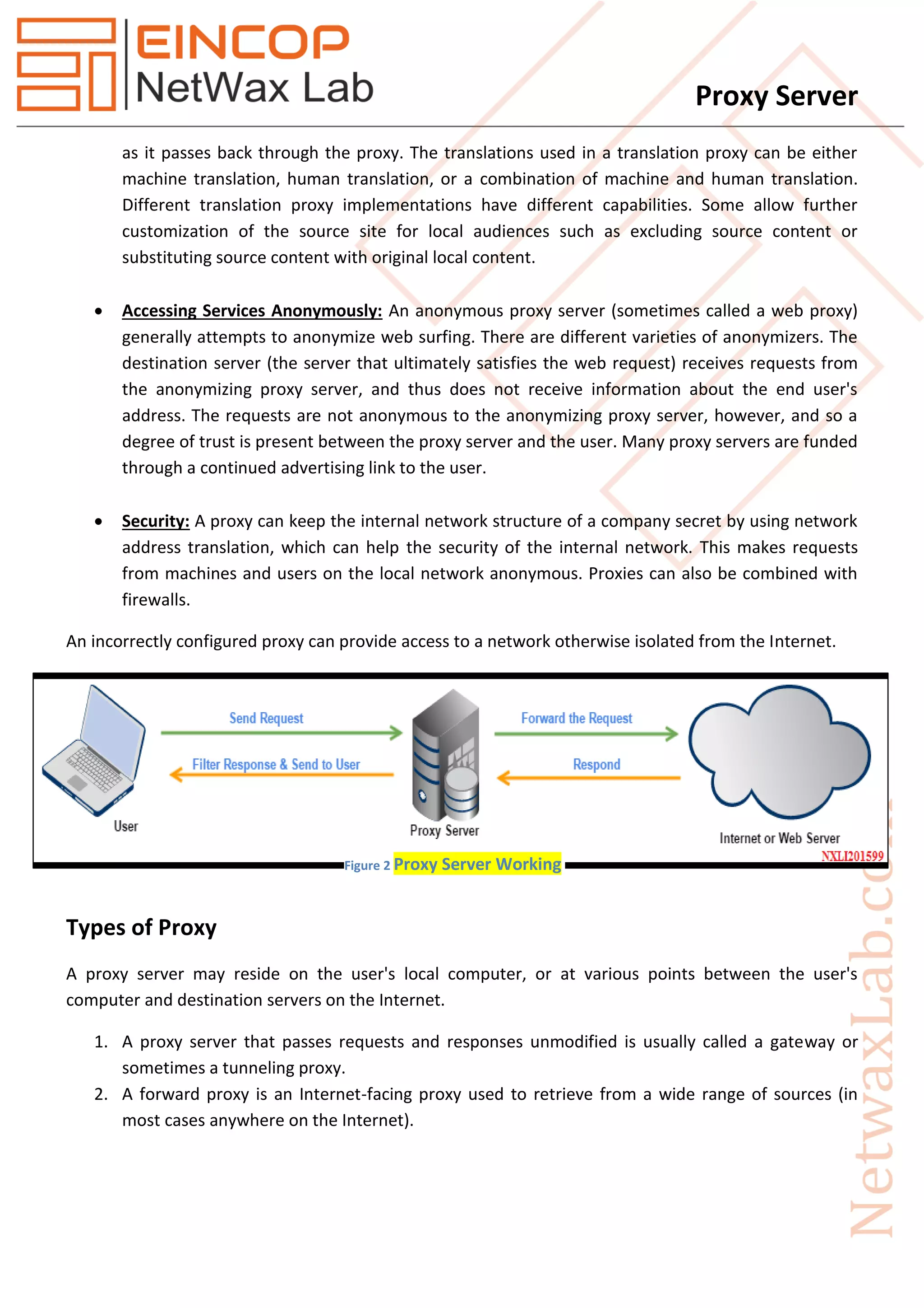 Proxy Server | PDF | Computing | Technology & Computing