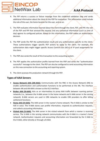 AAA Protocol | PDF