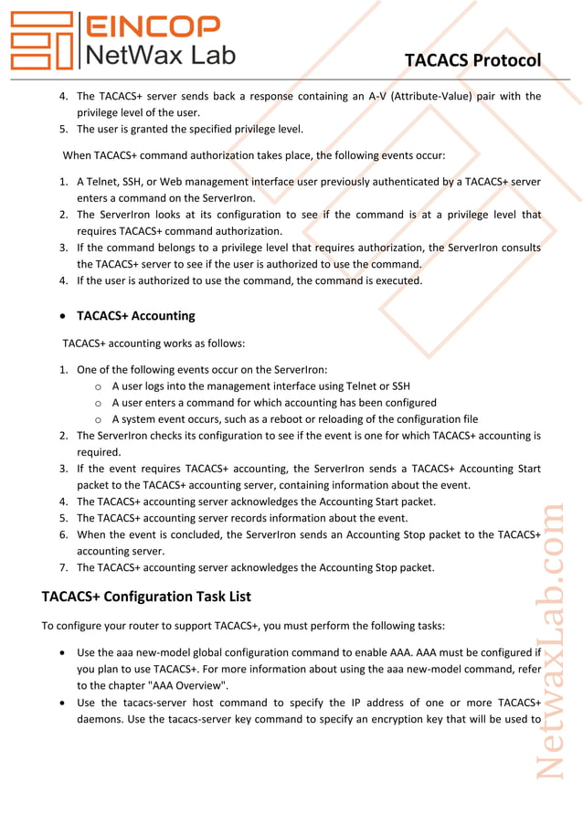 TACACS Protocol | PDF | Computer Networking | Computing