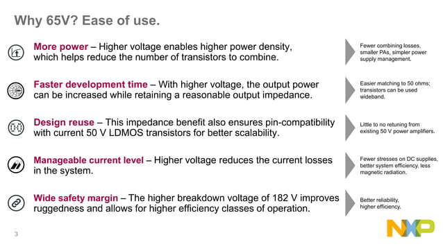 NXP 65 V LDMOS Introduction | PDF