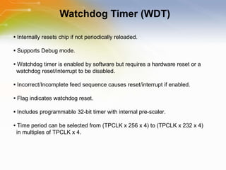 An Overview of LPC2101/02/03 | PPT | Operating Systems | Computer ...