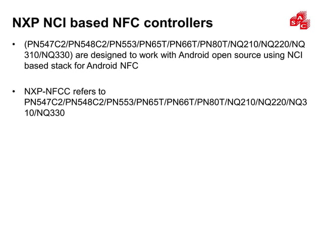 NXP NFC Android Porting Guide_2017.Jun | Operating Systems | Computer Software and Applications