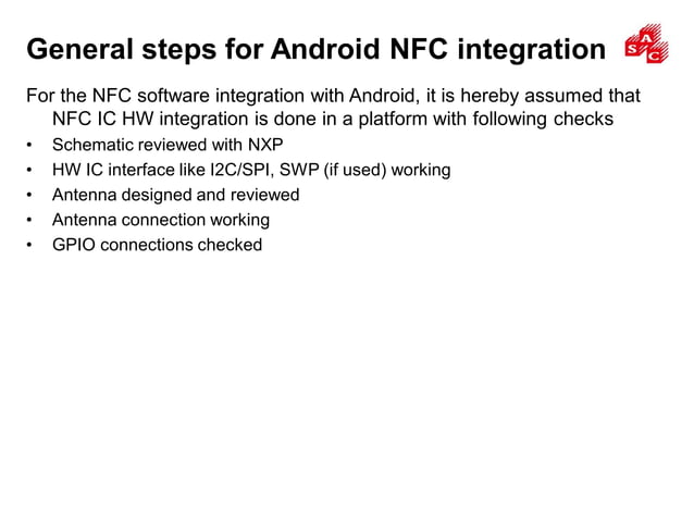 NXP NFC Android Porting Guide_2017.Jun | Operating Systems | Computer Software and Applications