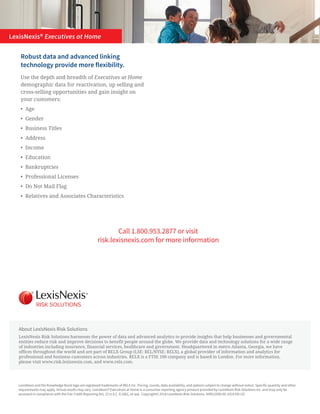 LexisNexis Executives at Home | PDF