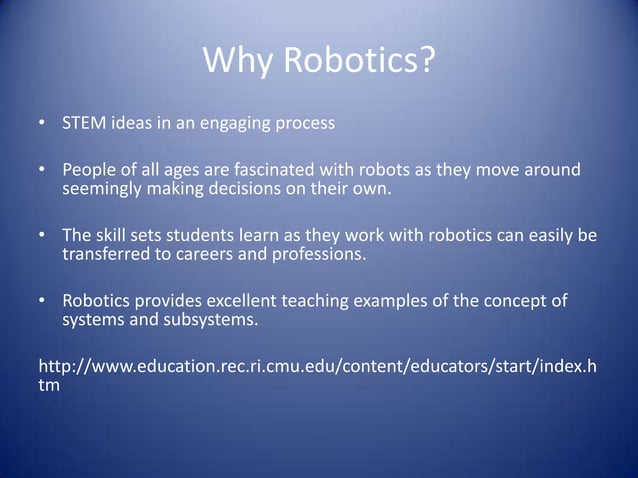 Nxt robotics presentation | PPT