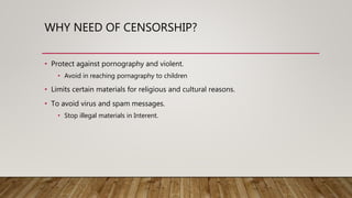 Media censorship | PPT