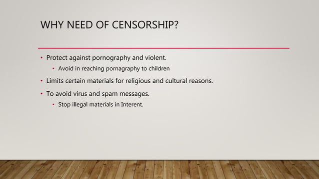 Media censorship | PPTX