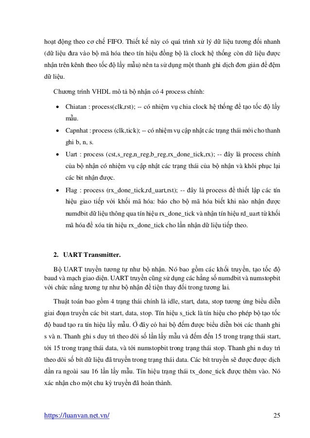 Đồ án Xây dựng bộ mã hóa và giải mã dữ liệu dựa trên thuật toán AES trên nền tảng công nghệ FPGA ...