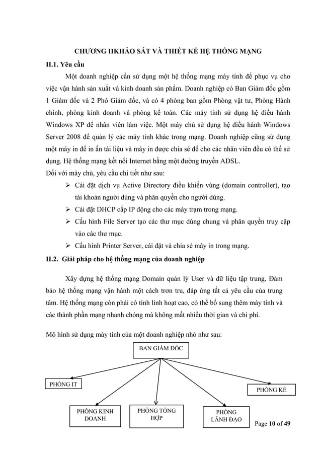 Đồ án xây dựng hệ thống mạng LAN cho doanh nghiệp.doc