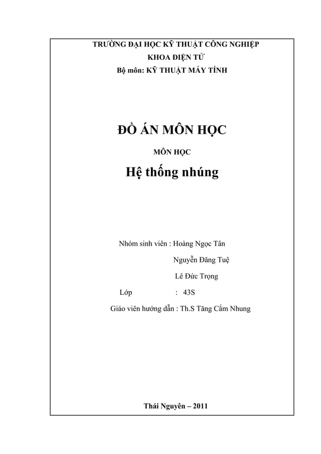 Đồ án Xây dựng đồng hồ thời gian thực hiển thị trên LED 7 thanh | PDF