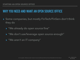 Starting an Open Source Program Office | PPT