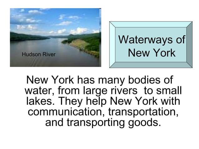 Ny Regions And Waterways | PPT