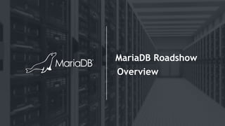 Welcome: MariaDB today and our vision for the future | PPT