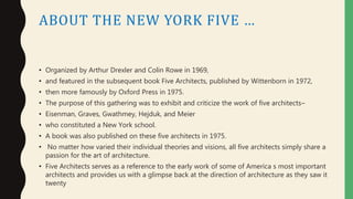 New york five | PPTX