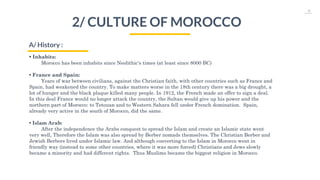 Culture of Morocco | PDF