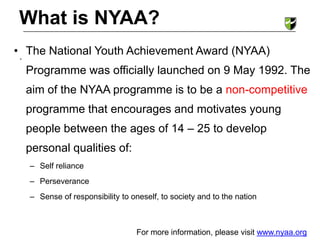 Nyaa slides dtd 11 apr 2012 | PPTX