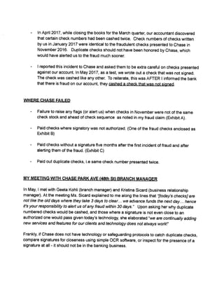Chase Fraud complaint to NY Attorney General | PDF
