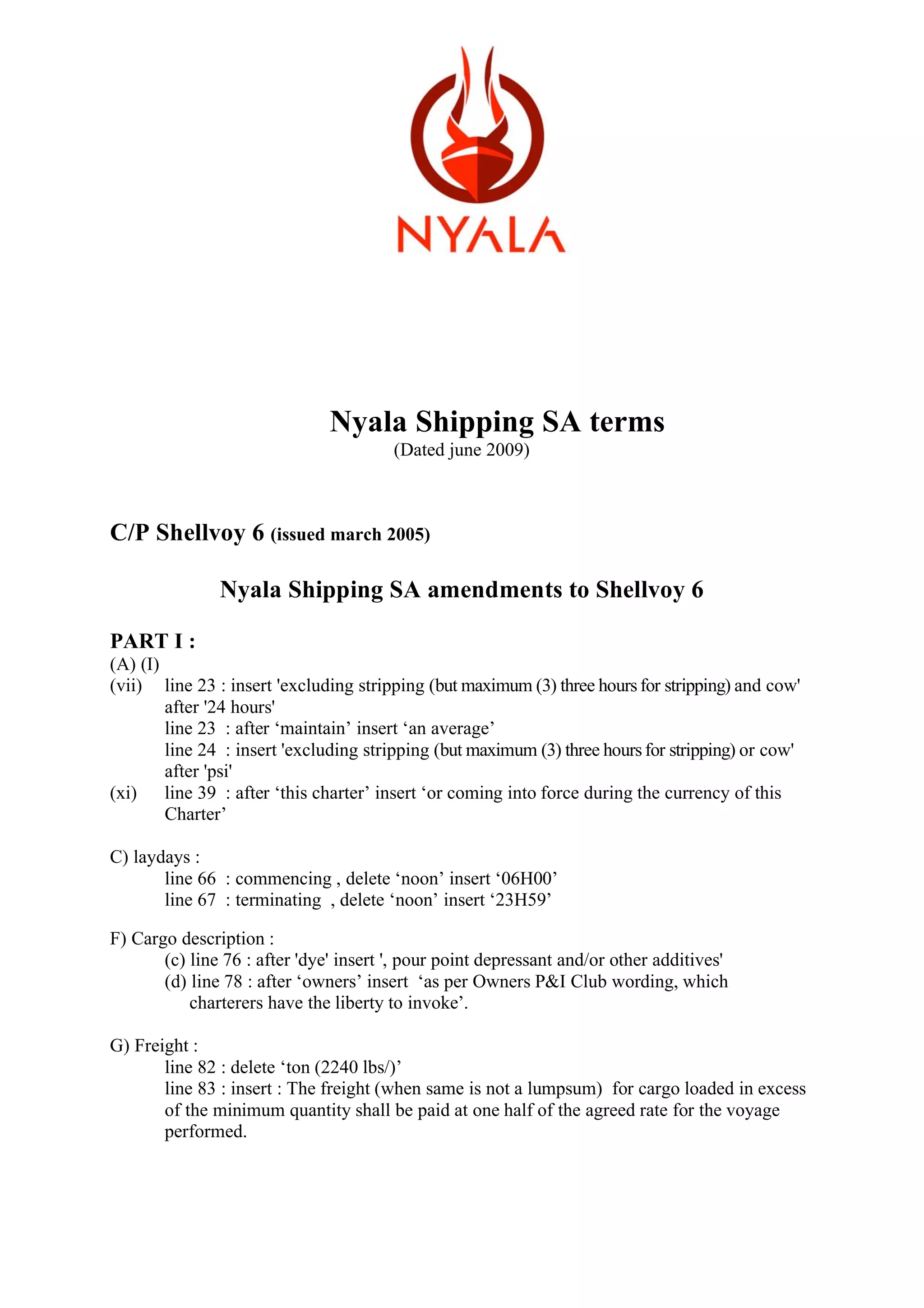 Nyala Terms | PDF