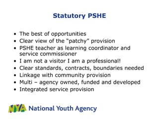 Drug Education in Out of School Settings | PPT | Education