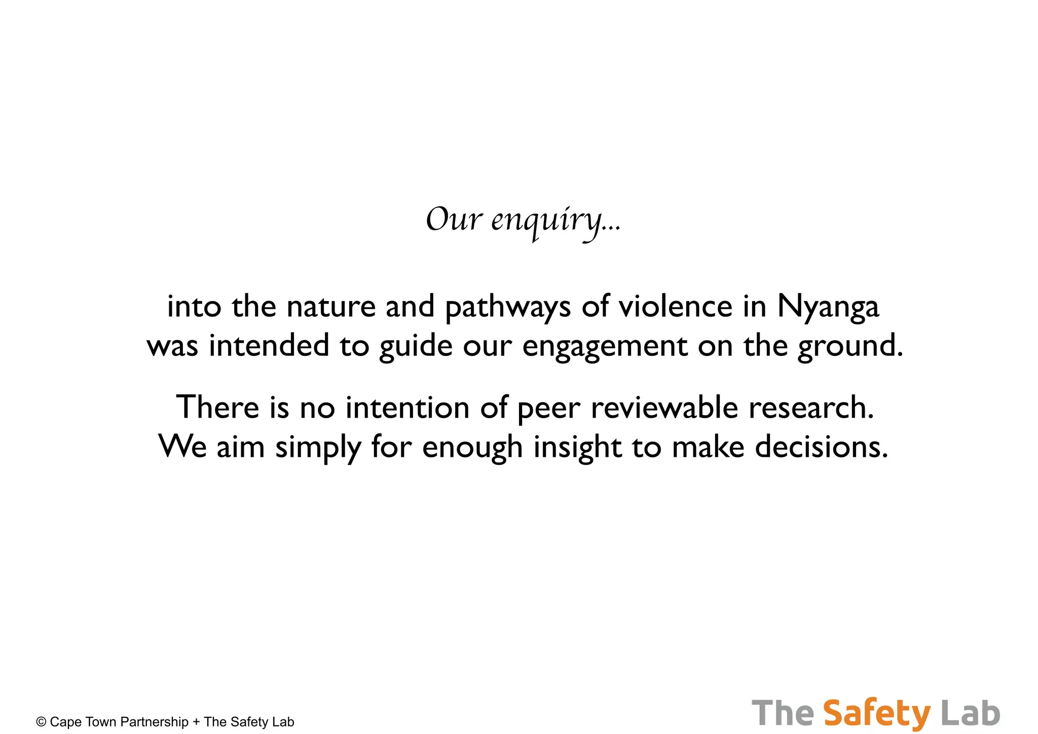 Nyanga situational diagnostic | PPT
