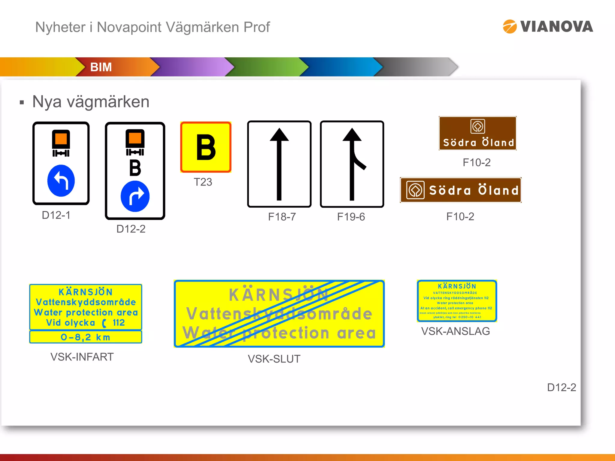 Nya novapoint vägmärken prof | PDF