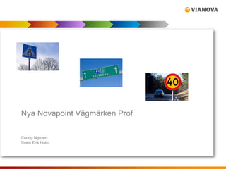 Nya novapoint vägmärken prof | PDF