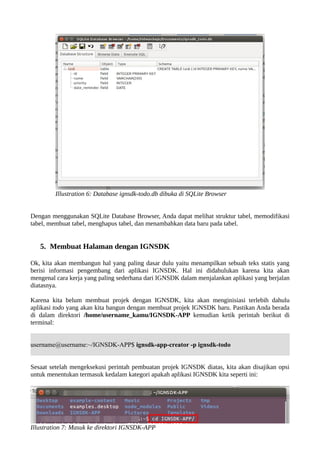 Membuat Aplikasi Todo dengan IGNSDK | PDF