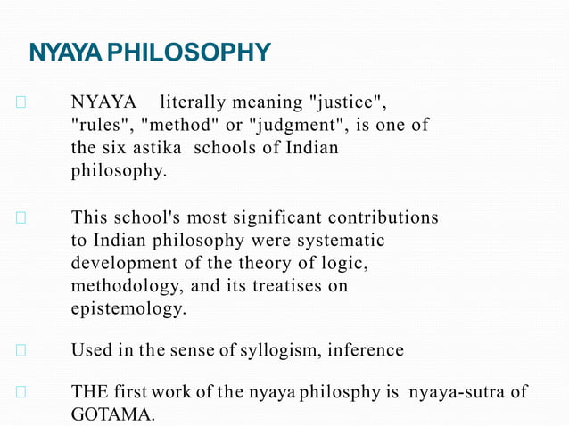 Nyaya Philosophy.pptx | Hinduism | Religion & Spirituality