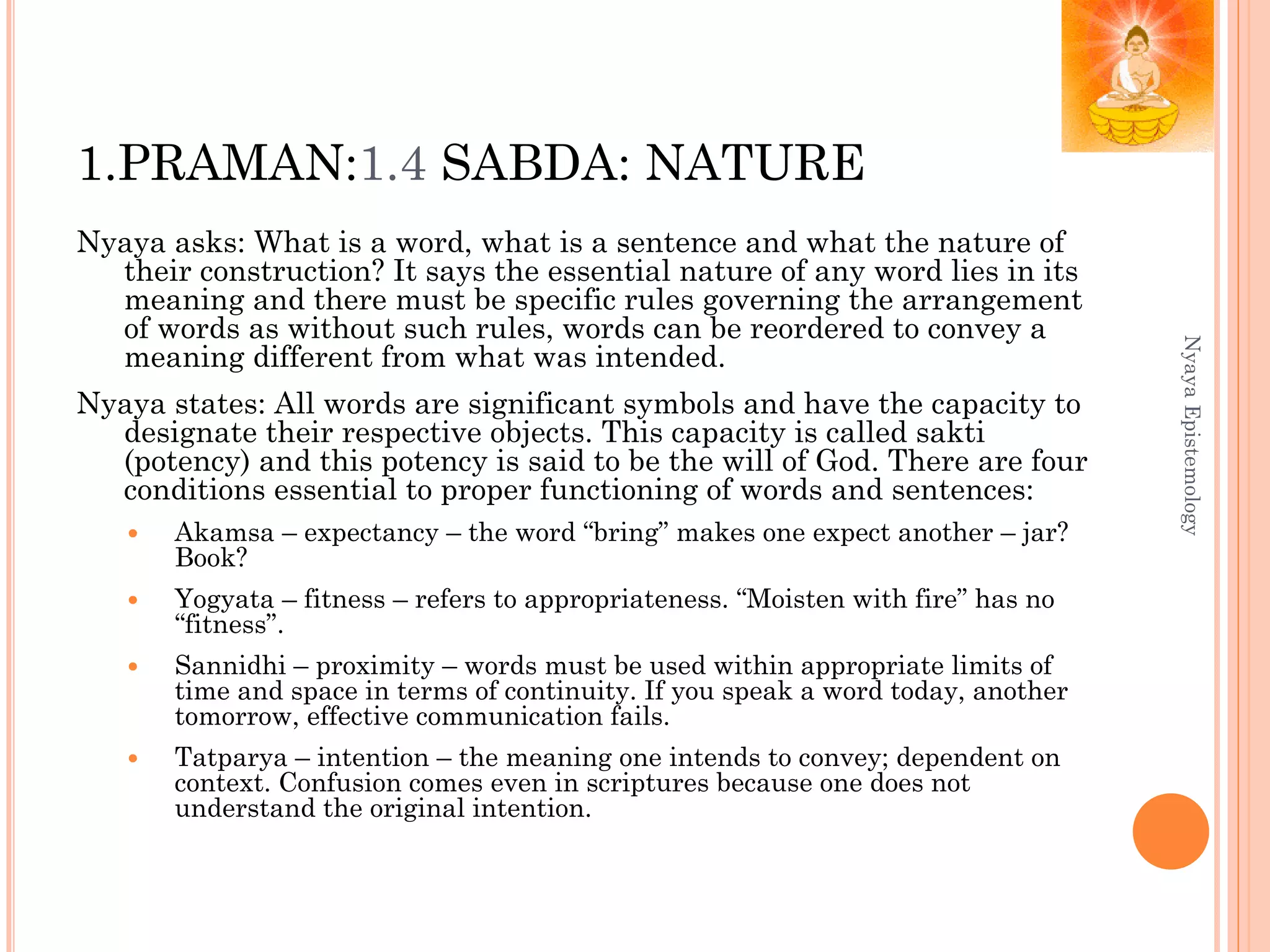 Nyaya philosophy ppt | PDF