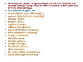 Nyaya philososphy | PPTX