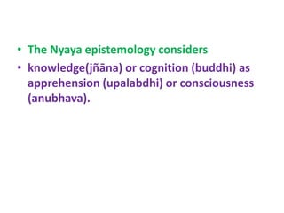 Nyaya philososphy | PPTX