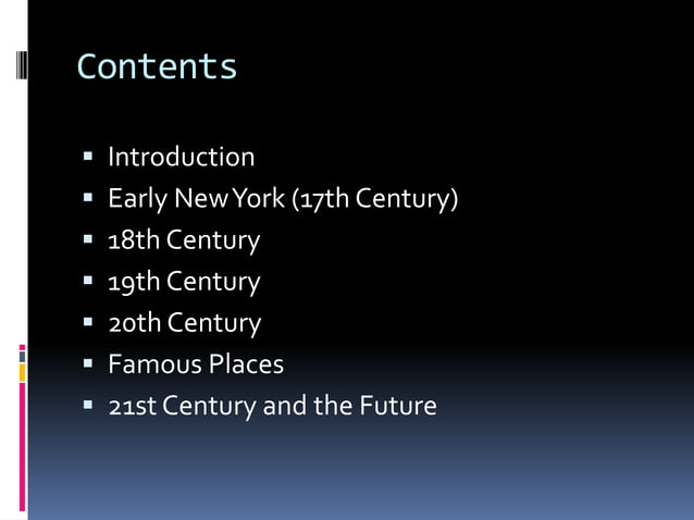 New York City | PPTX