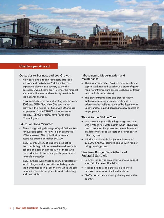 NYC Jobs Blueprint Report | PDF