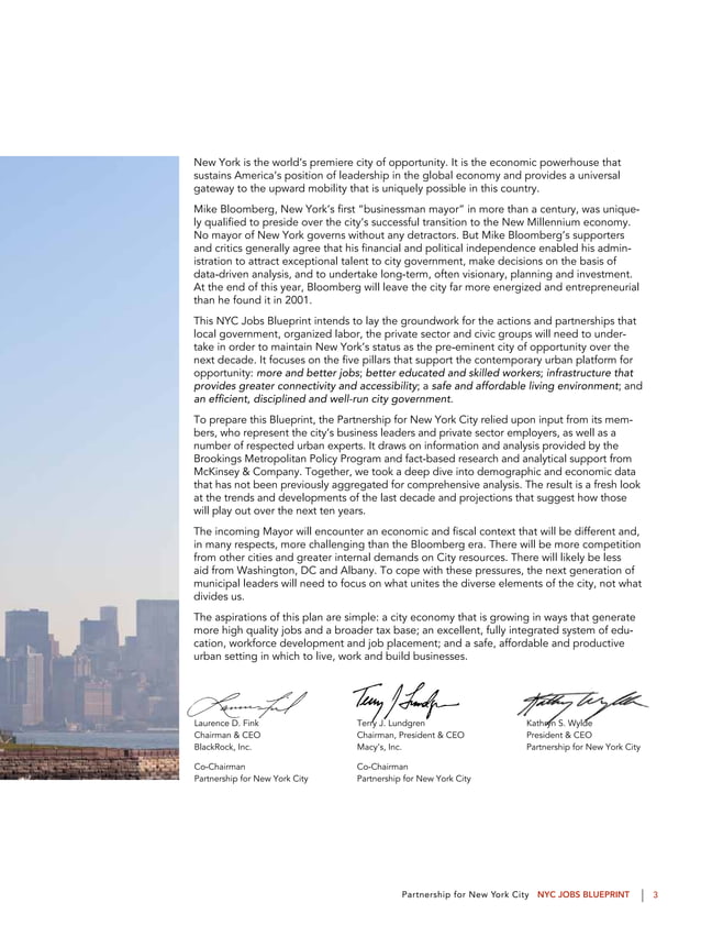 NYC Jobs Blueprint Report | PDF