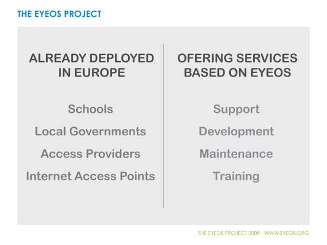 Cloud Computing and Free Software: the eyeOS Project | PPT