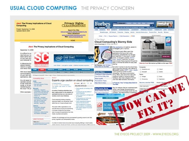 Cloud Computing and Free Software: the eyeOS Project | PPT