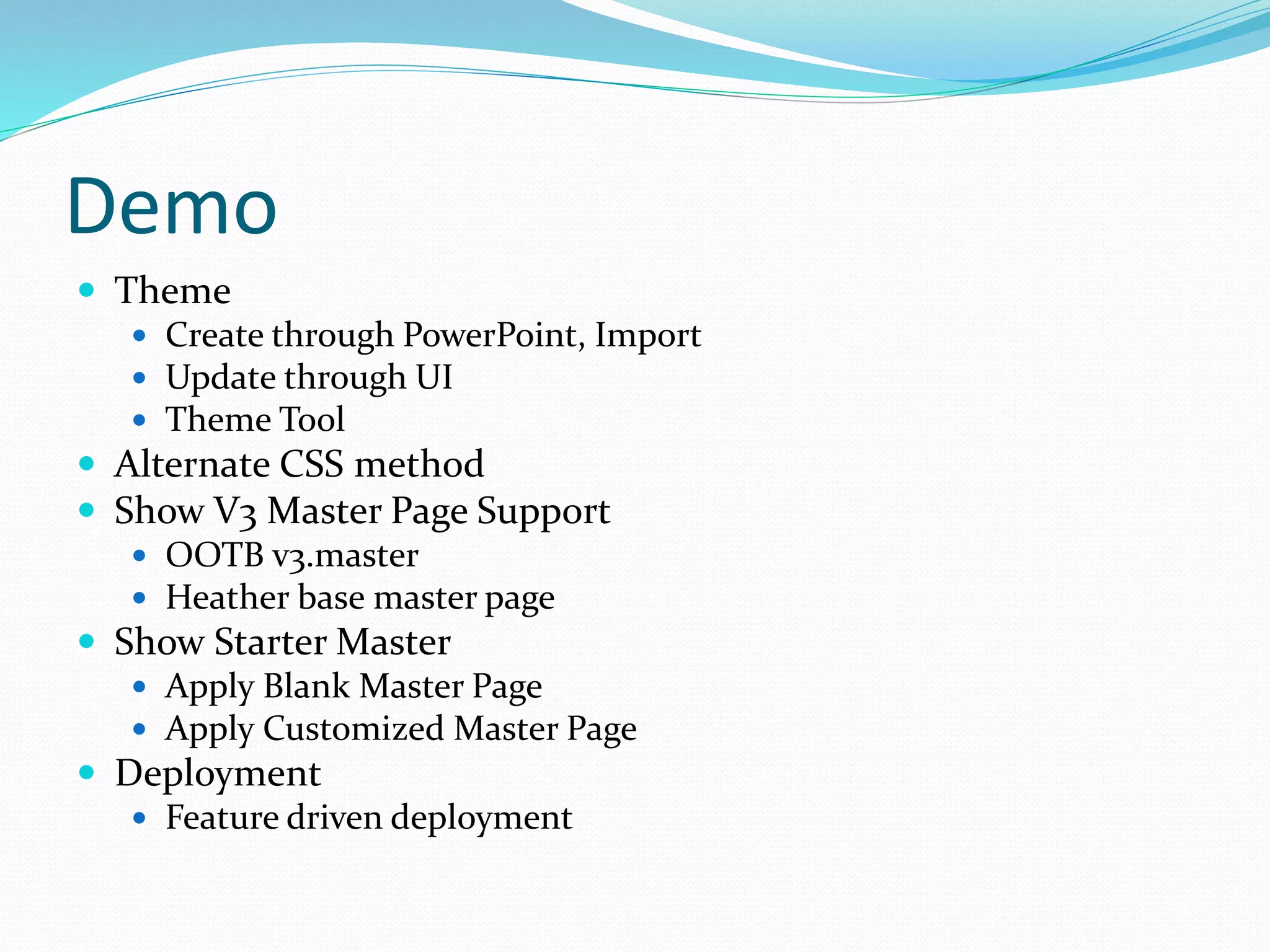 Getting Started with SharePoint Branding | PPTX | Web Design and HTML | Internet