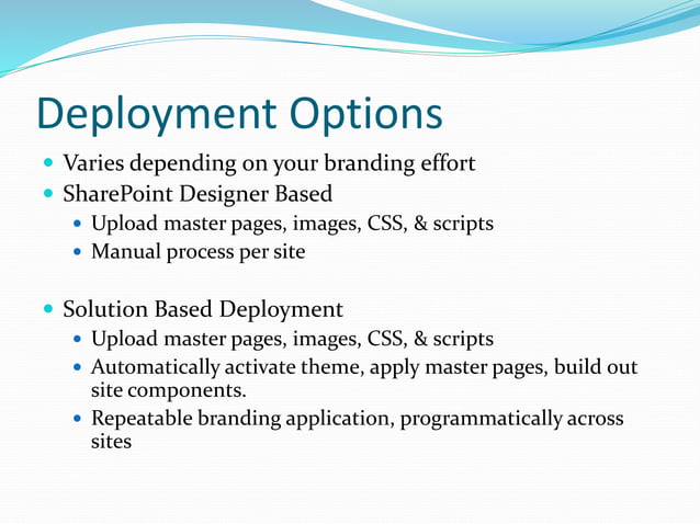 Getting Started with SharePoint Branding | PPTX | Web Design and HTML | Internet