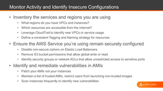 #ALSummit: Architecting Security into your AWS Environment | PPTX