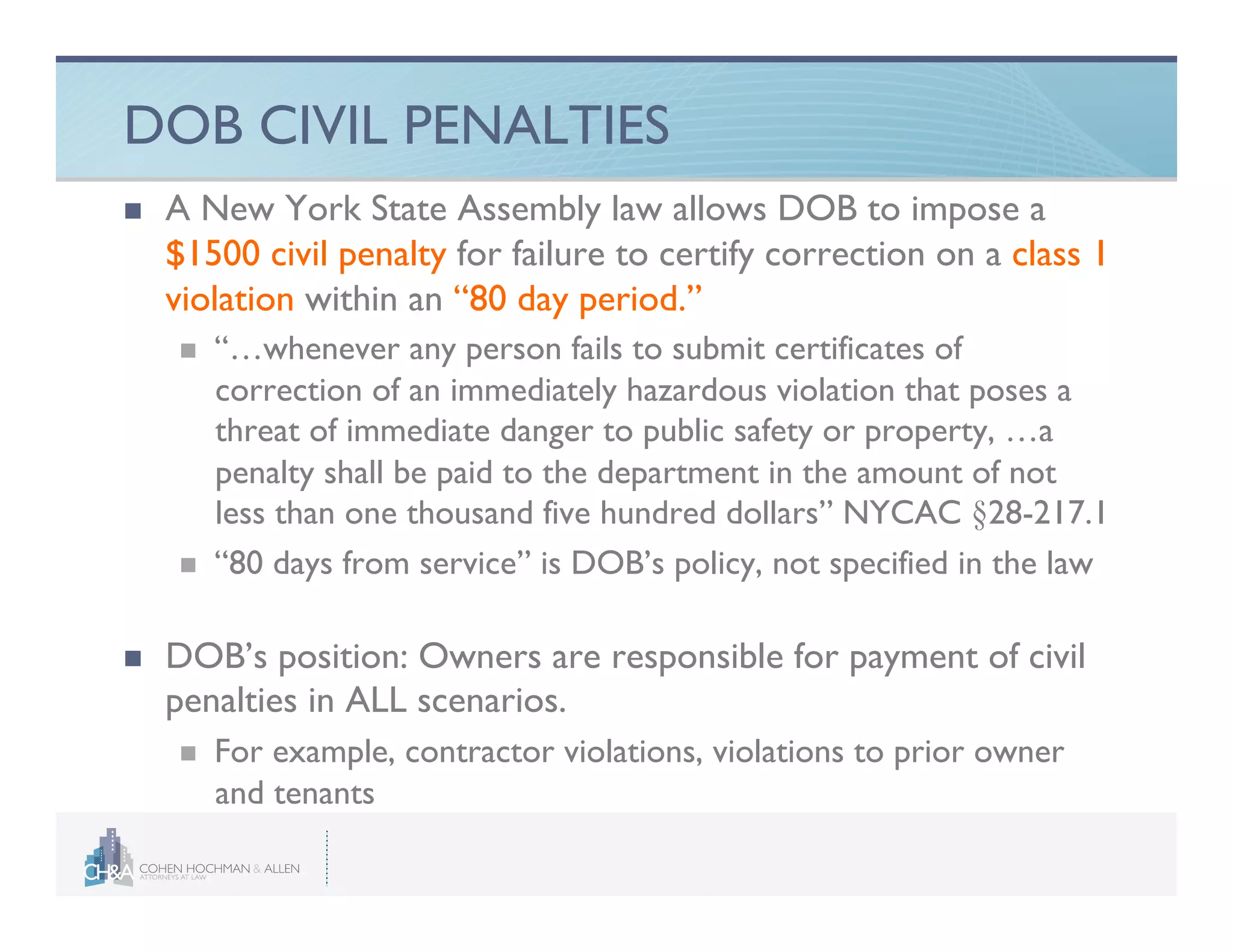 Navigating New York City Violations | PDF
