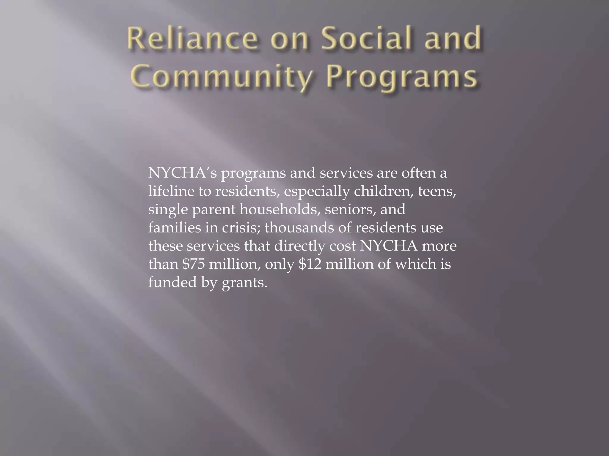 Nycha: failure is not an option | PPTX